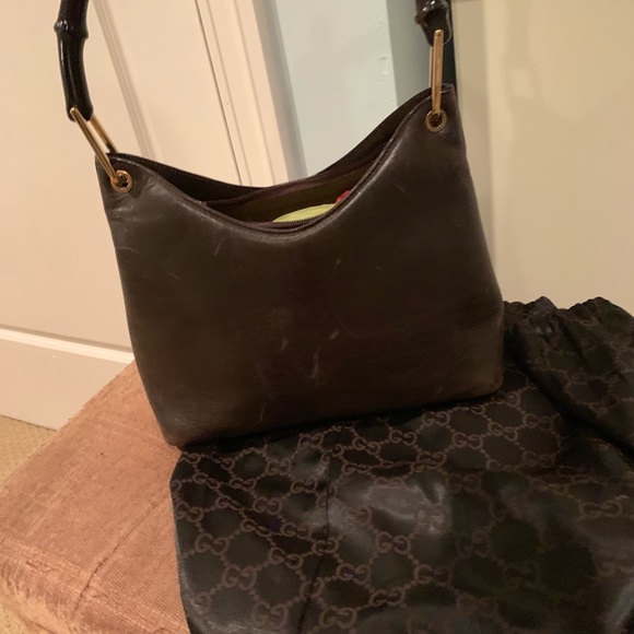 Gucci | Bags | Gucci Chocolate Brown Leather Purse | Poshmark